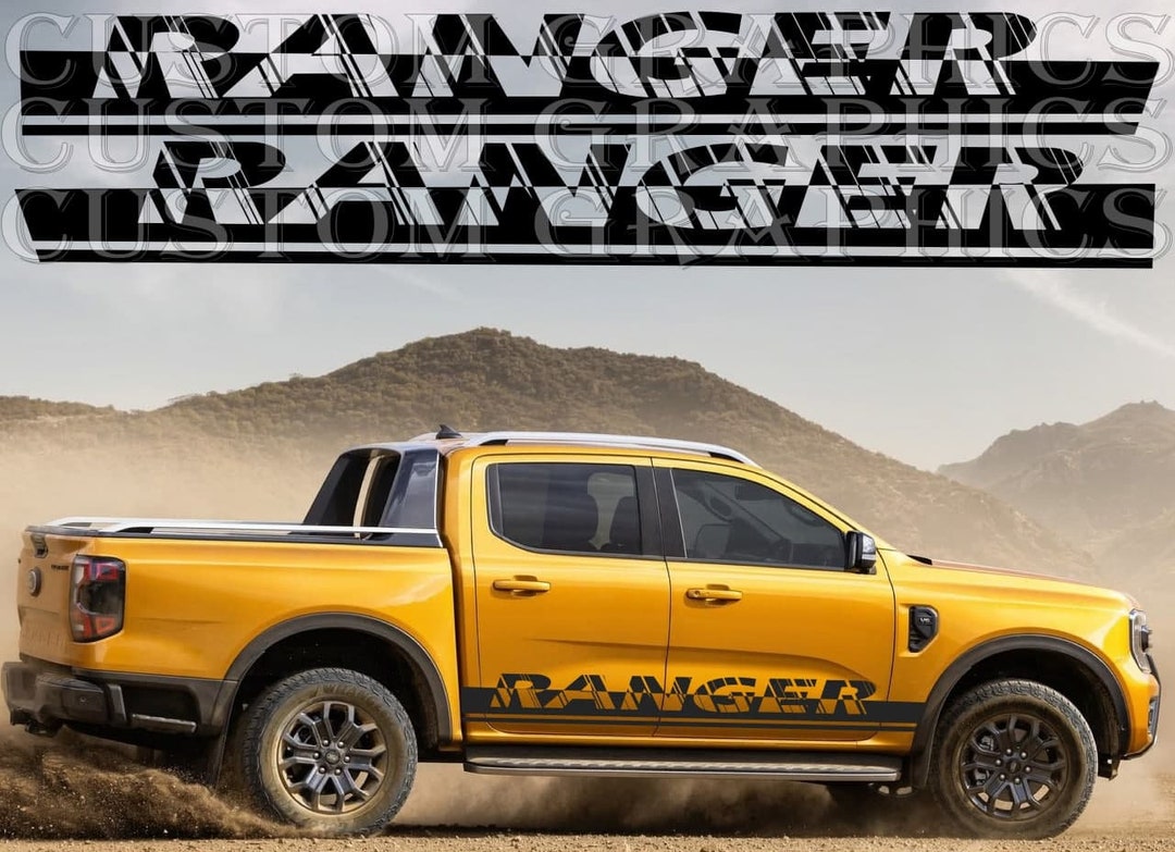 Ranger Vinyl Decal Stickers: Custom Line Design - All Models (set of 2 ...