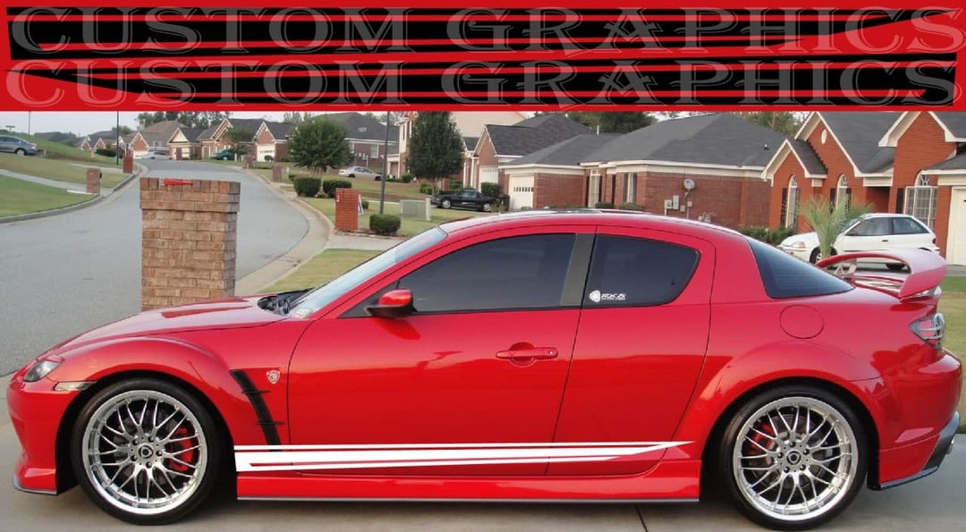 Premium Vinyl Stickers Compatible With Mazda Rx-8 Rx8 Classic Line ...