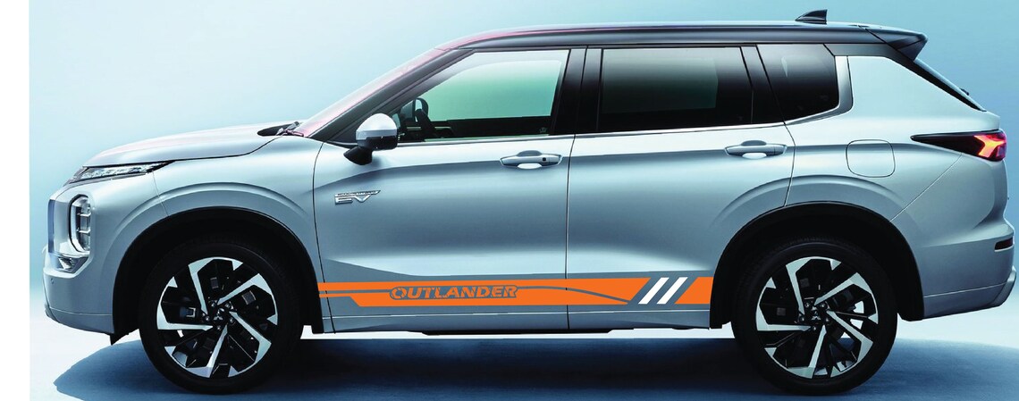 2 Colors Style Design Decal Sticker Vinyl Compatible With Outlander ...