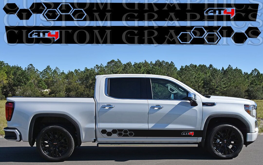 GMC Sierra Vinyl Decal Stickers: Honey Line Design - Etsy