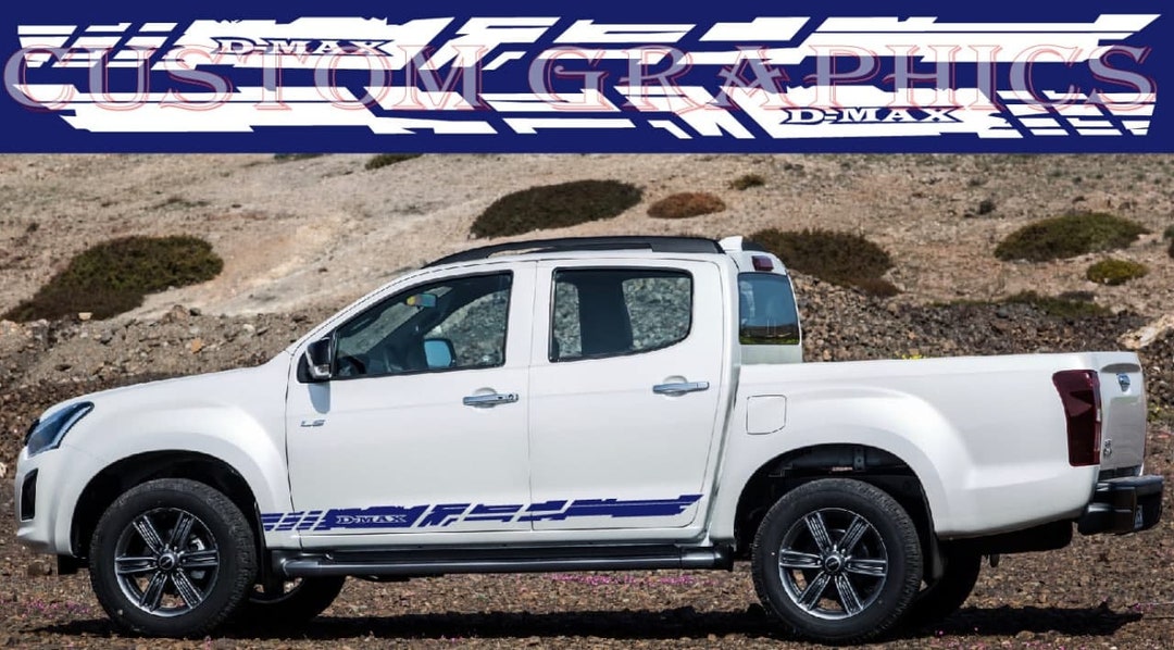 Isuzu D-max Racing Line Vinyl Decal Stickers: Easy Application - Etsy