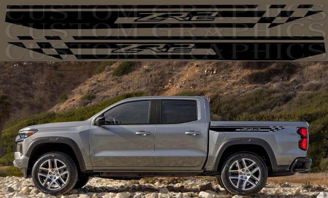 Vinyl Sticker Compatible With Colorado ZR2 Cabine New Design Tuning - Etsy