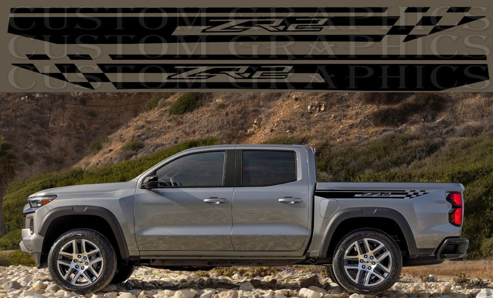 Vinyl Sticker Compatible With Colorado ZR2 Cabine New Design Tuning - Etsy