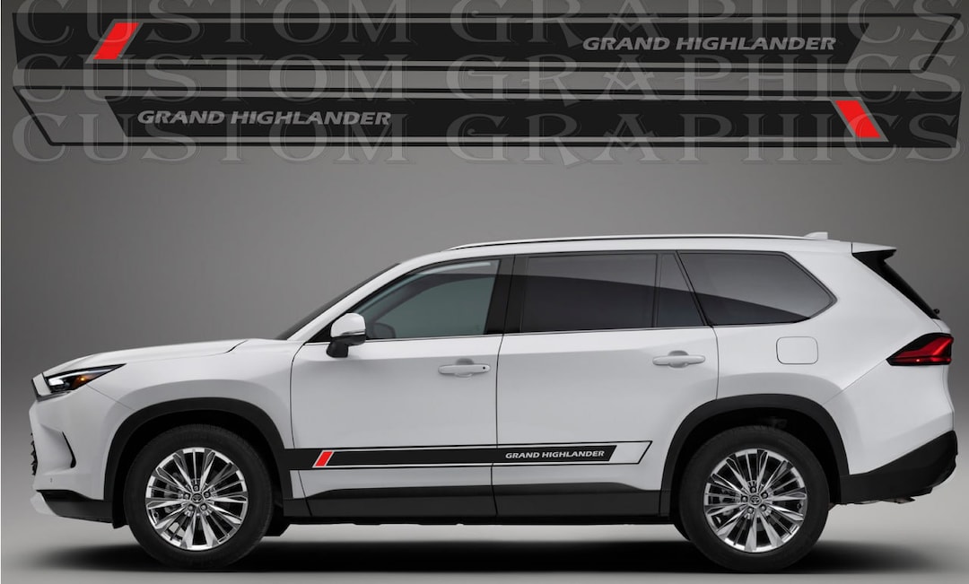 Premium Quality Vinyl Sticker Compatible With Grand Highlander New ...