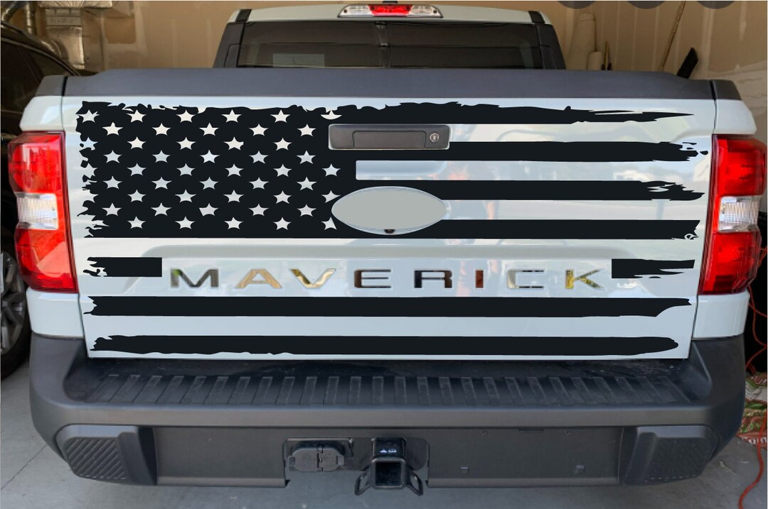 Premium Quality Vinyl Sticker Compatible With Maverick USA Flag Design ...
