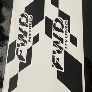 FWD HYBRID Design Rear Decal Sticker Vinyl Compatible With Maverick All ...