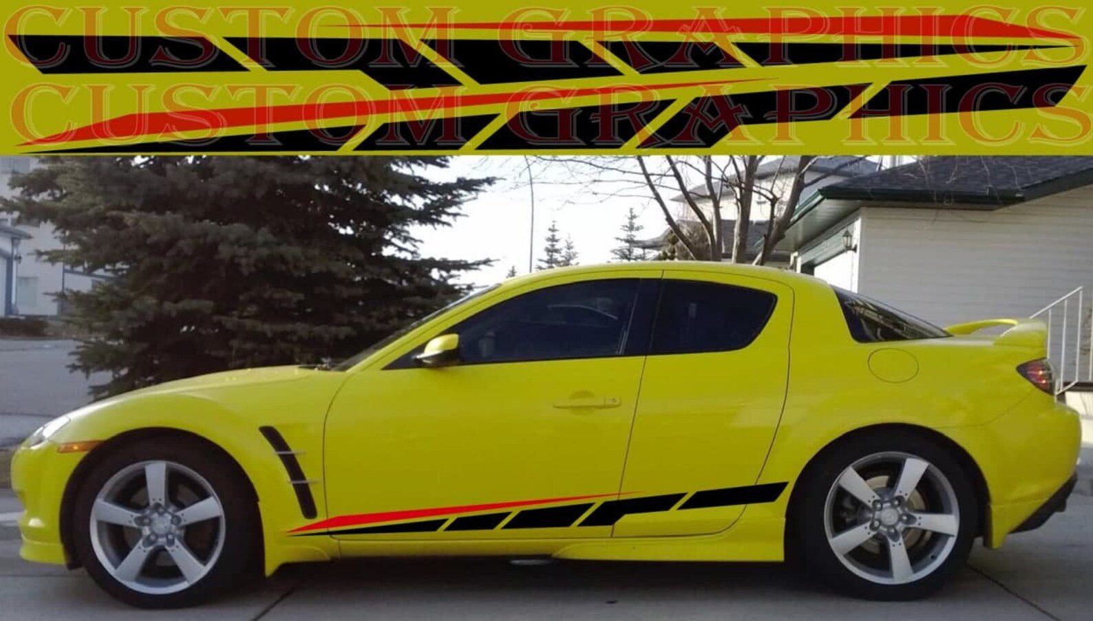 2 Colors New Figure Rx8 Design Style Line Design Vinyl - Etsy