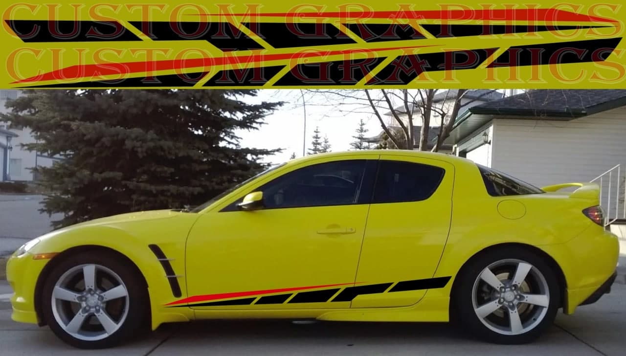 2 Colors New Figure Rx8 Design Style Line Design Vinyl - Etsy
