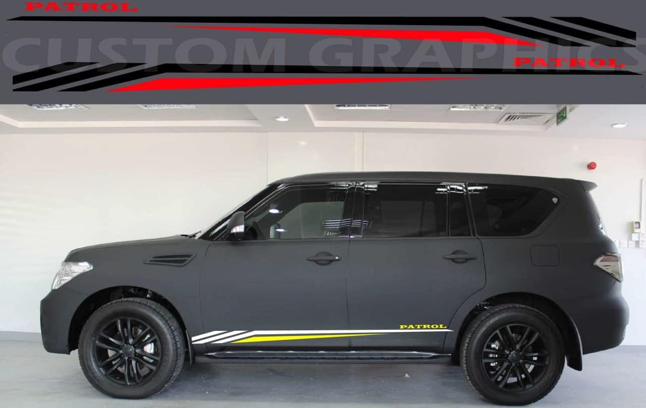 2 Colors Racing Stripes Figure Design Vinyl Decal Stickers - Etsy