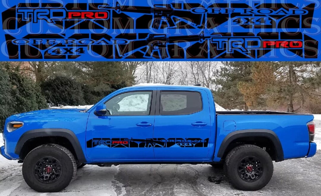 New M16 Design Line Decal Sticker Vinyl Compatible With Tacoma All ...