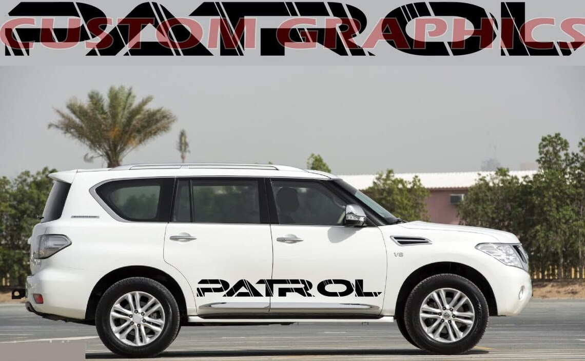 Racing Stripes Logo Design Vinyl Decal Stickers Compatible With Patrol ...