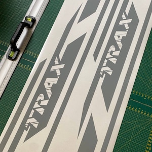 Premium Quality Vinyl Sticker Compatible With Trax Best up Style Rear ...