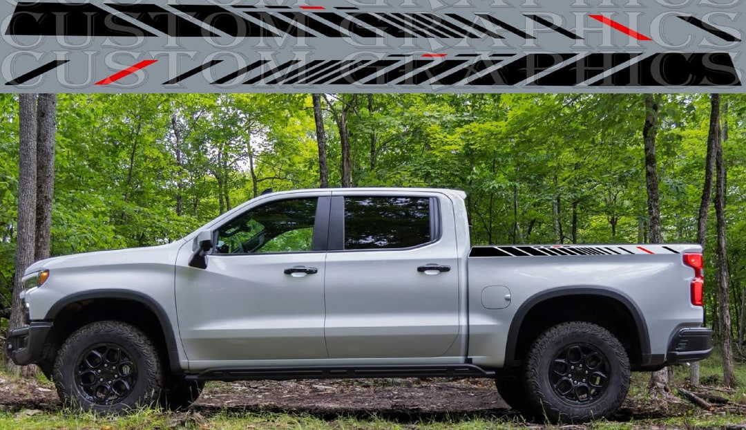 Premium Quality Vinyl Sticker Compatible With Silverado ZR2 Cabin ...