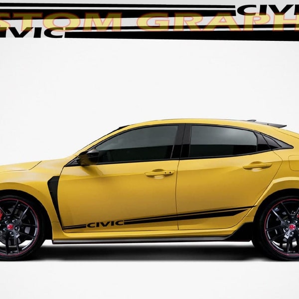 Honda Civic Graphics - Etsy