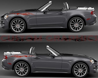Fiat 124 Spider Decals - Etsy