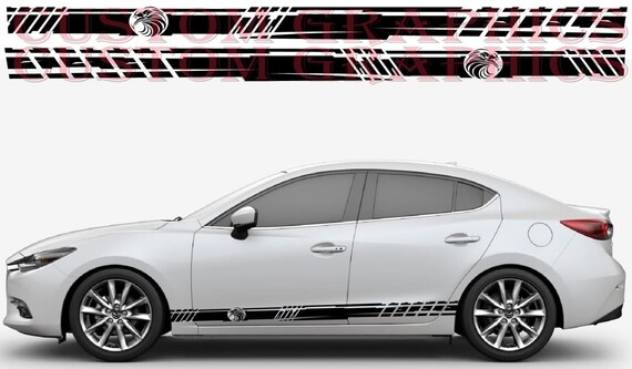 Racing Stripes Eagle Logo Design Vinyl Decal Stickers - Etsy Australia