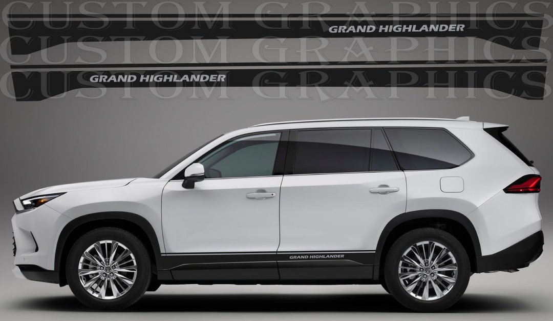 Premium Quality Vinyl Sticker Compatible With Grand Highlander Classic ...