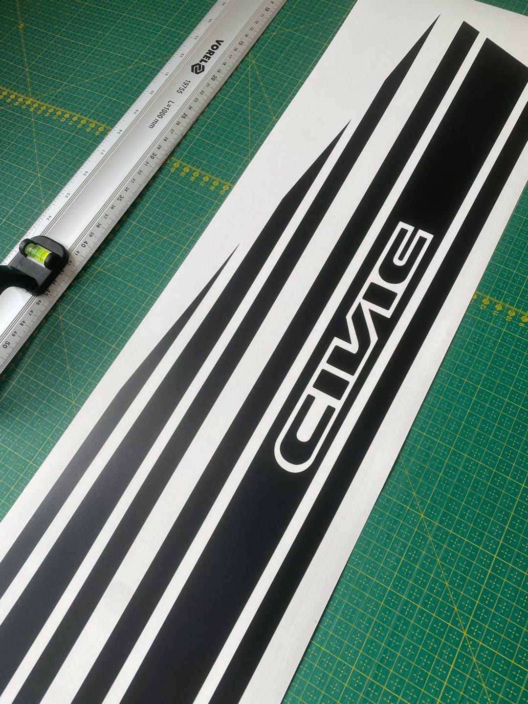 Civic Car Decals, Vinyl Graphics, Classico Line Design - Etsy