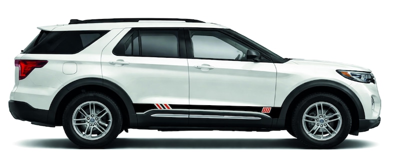 Explorer ST Line Vinyl Decals - Car 80 Graphics Set - Etsy