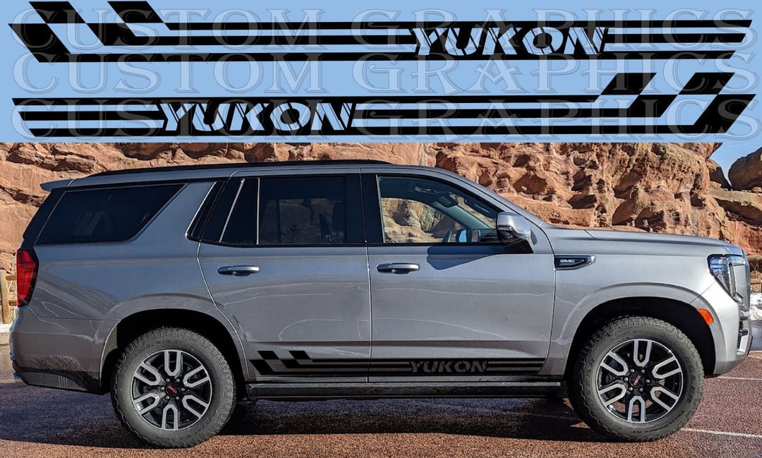 GMC Yukon AT4 Vinyl Decal Stickers: Car Styling Graphics (set of 2) - Etsy