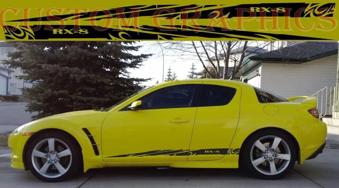 2 Decal Best Line Rx8 Design Style Line Design Vinyl Stickers ...