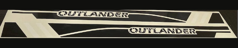 2 Colors Style Design Decal Sticker Vinyl Compatible With Outlander ...