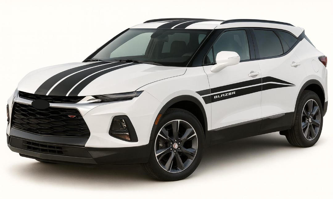 Offroad Style Car Stickers | Blazer Vinyl Roof, Doors, Hood Decals ...