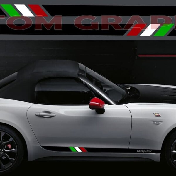 Fiat 124 Spider Decals - Etsy
