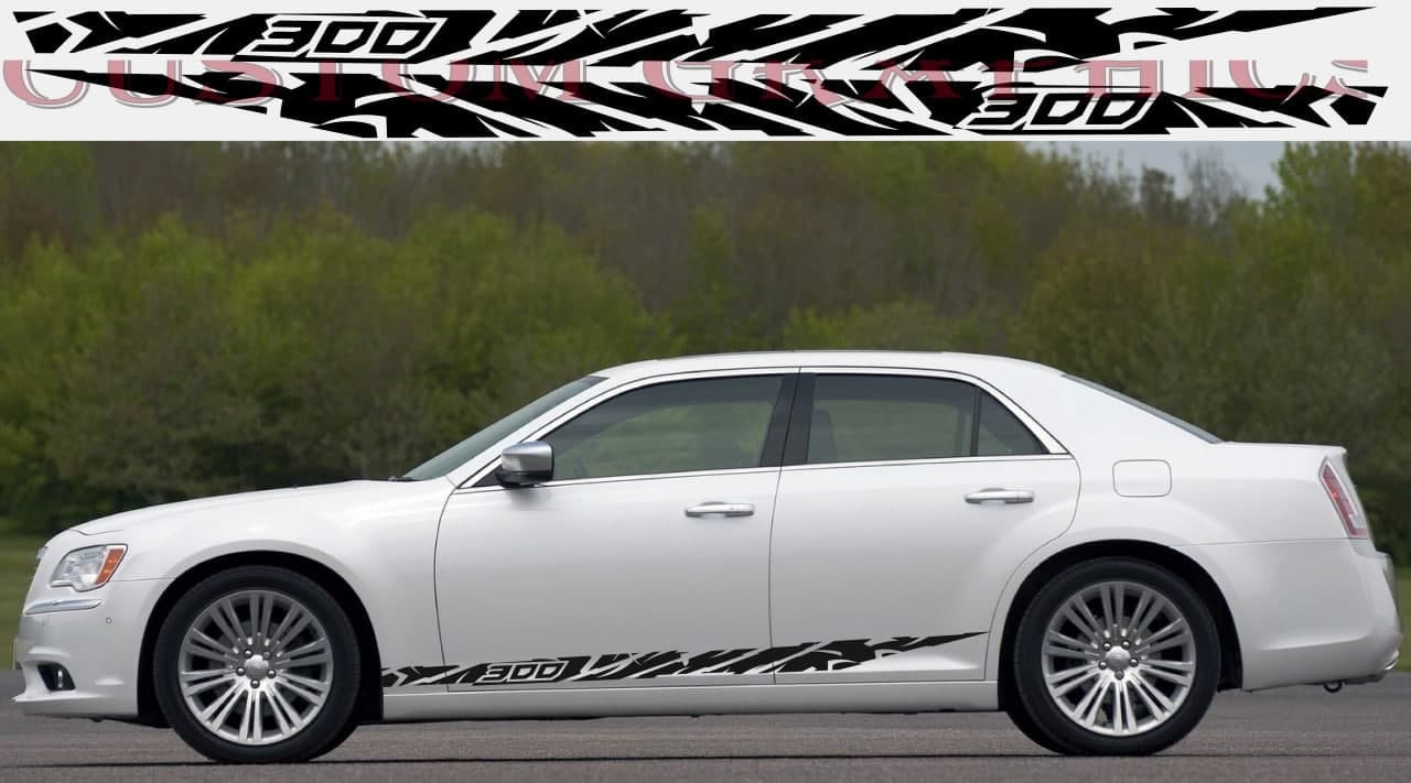 New 300 Design Line Sticker Vinyl Compatible With Chrysler All Models ...