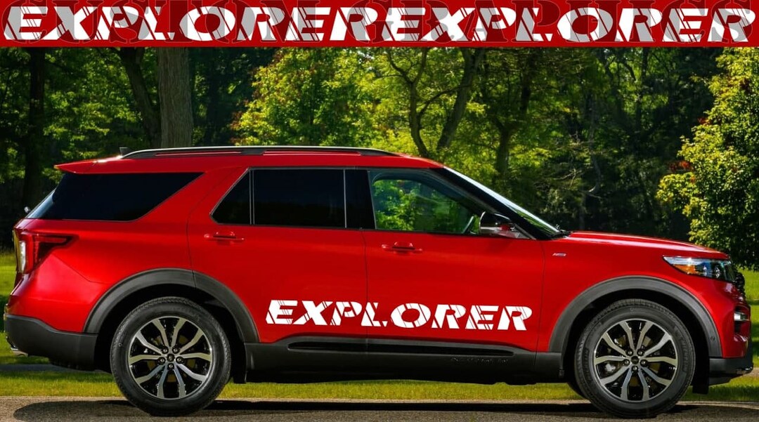 Explorer ST Vinyl Decal Sticker: Custom Logo Design - Etsy
