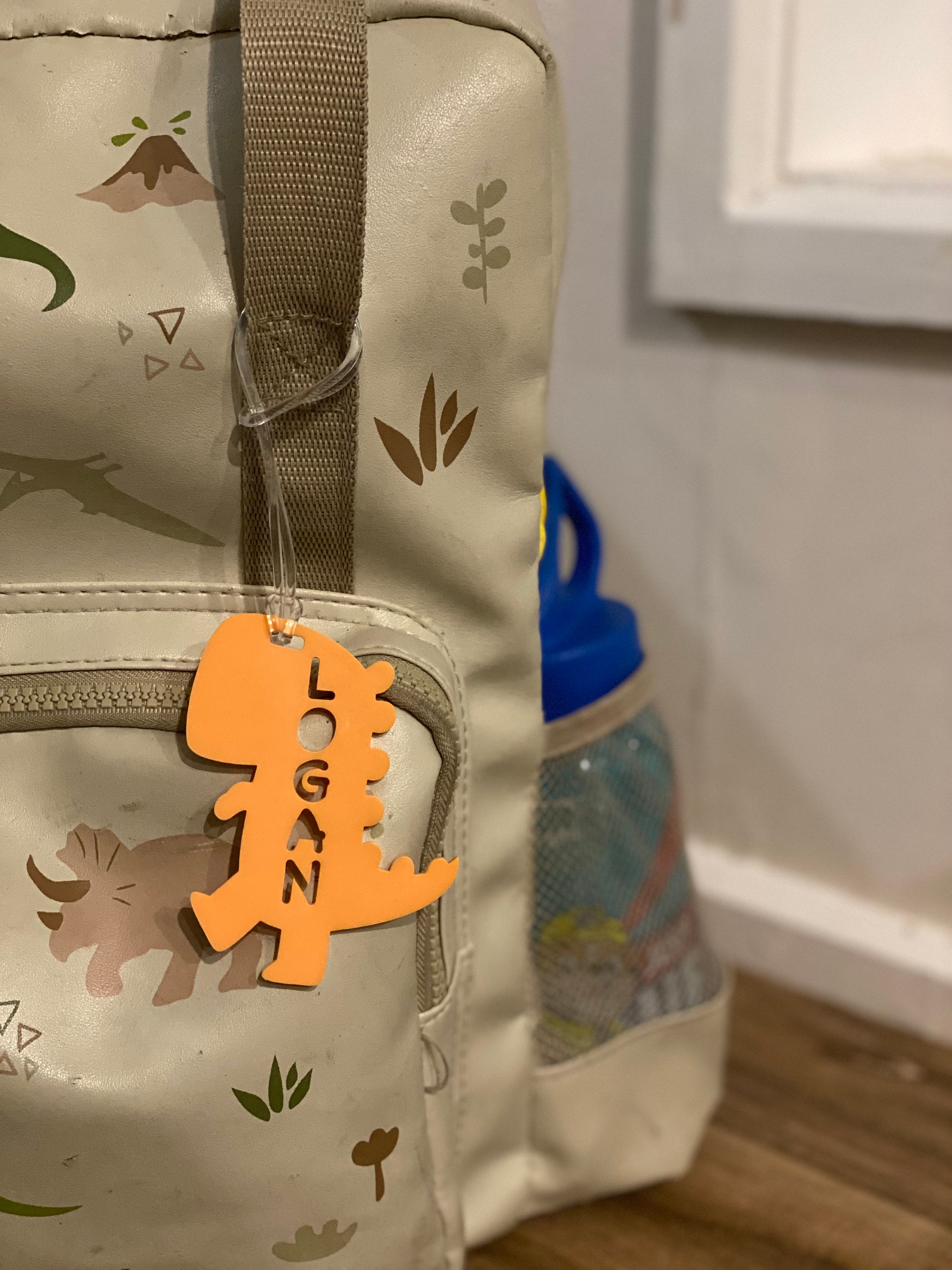 Personalised Name Tags for Children Backpacks / Bags, School, Childcare ...