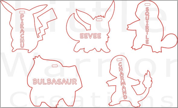 Double Layered Personalised Name Tags for Children Backpacks Bags ...