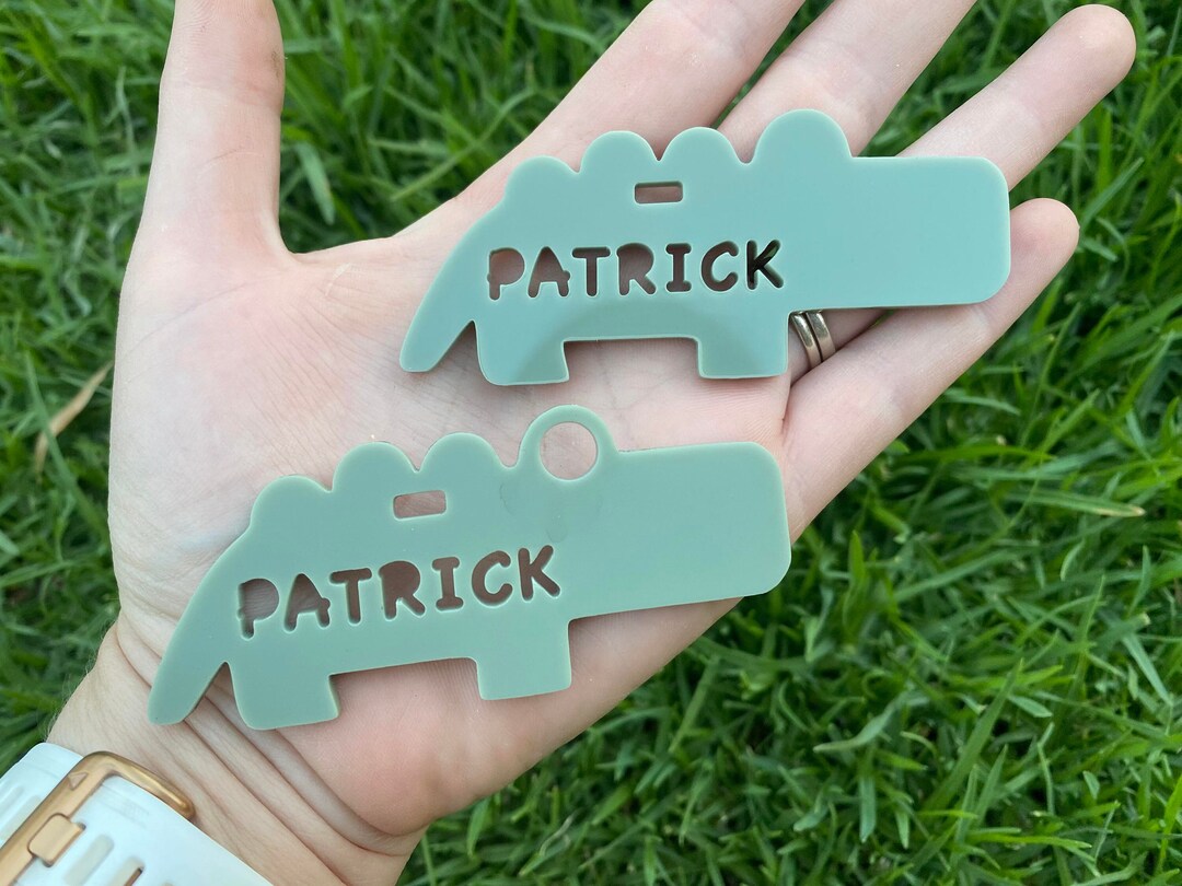 Personalised Name Tags for Children Backpacks / Bags, School, Childcare ...