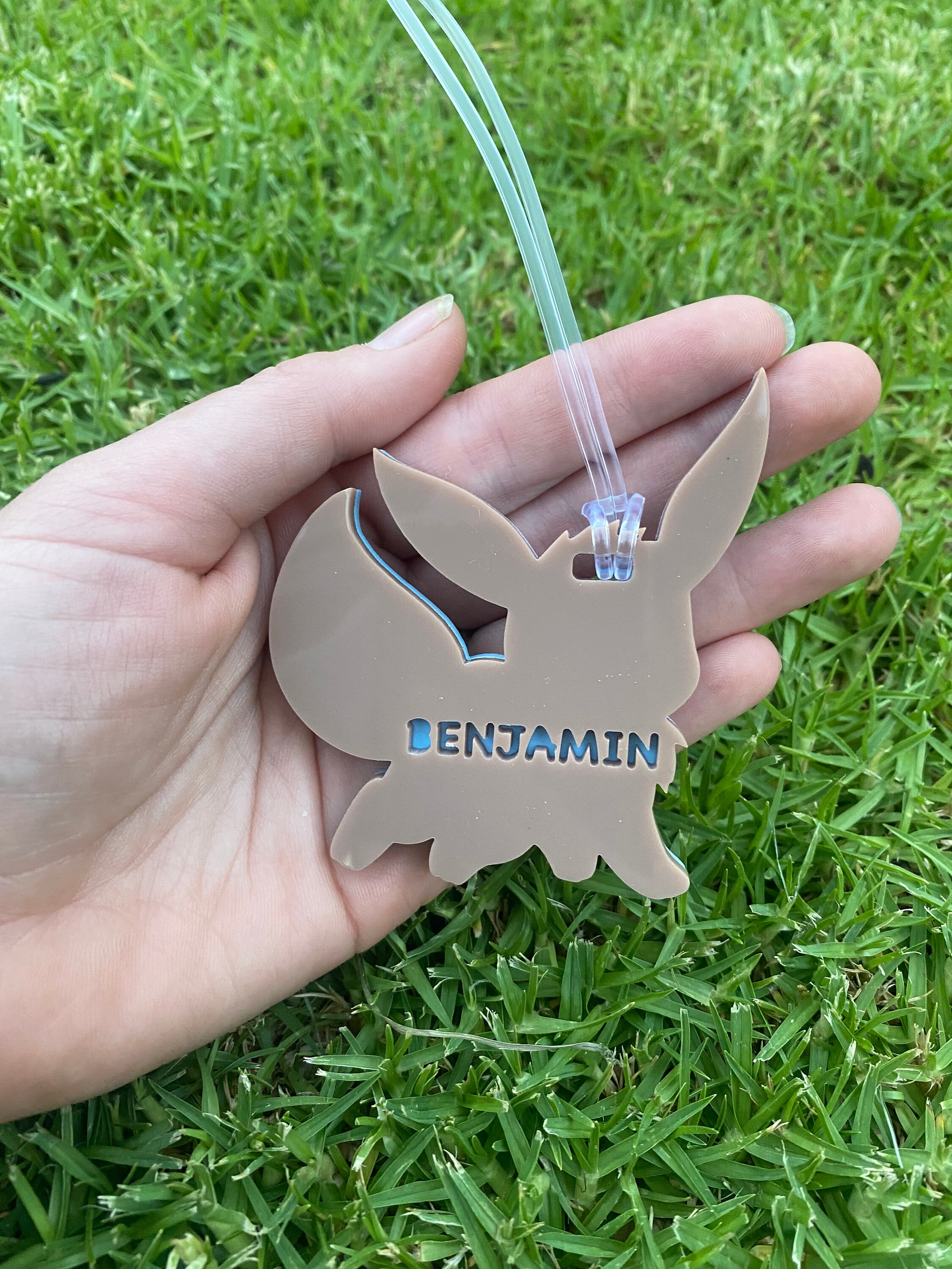 Double Layered Personalised Name Tags for Children Backpacks Bags ...