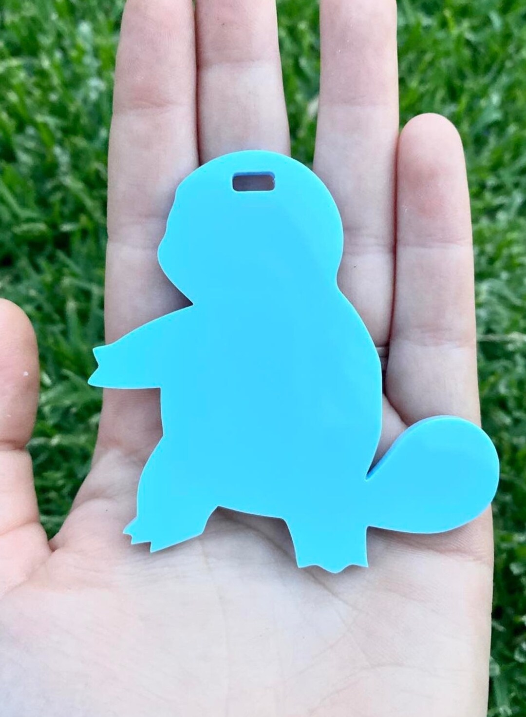 Personalised Pokemon Squirtle Name Bag Tag for Children Backpack School ...