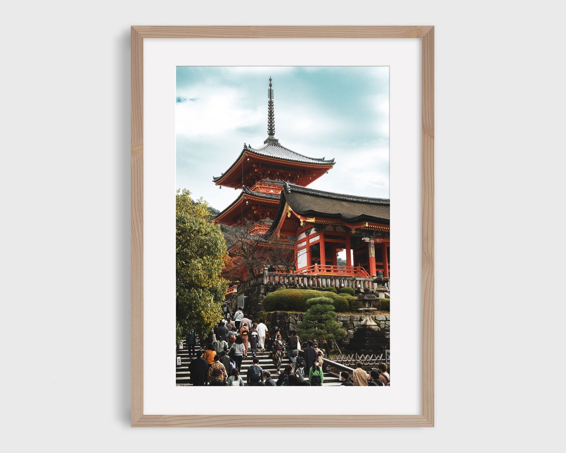 Kyoto Printable Wall Art Kyoto Kiyomizu-dera Temple - Etsy