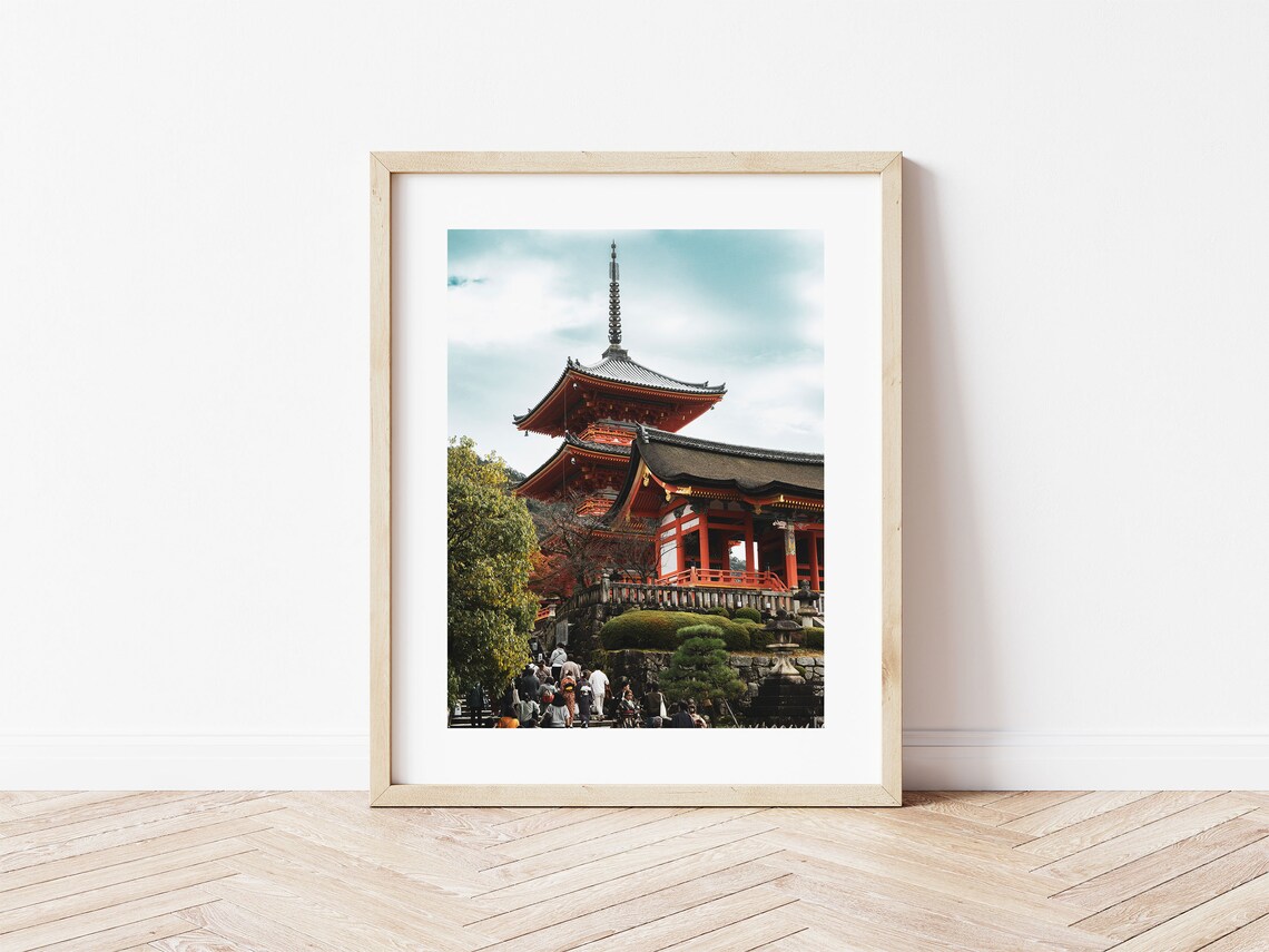 Kyoto Printable Wall Art Kyoto Kiyomizu-dera Temple - Etsy