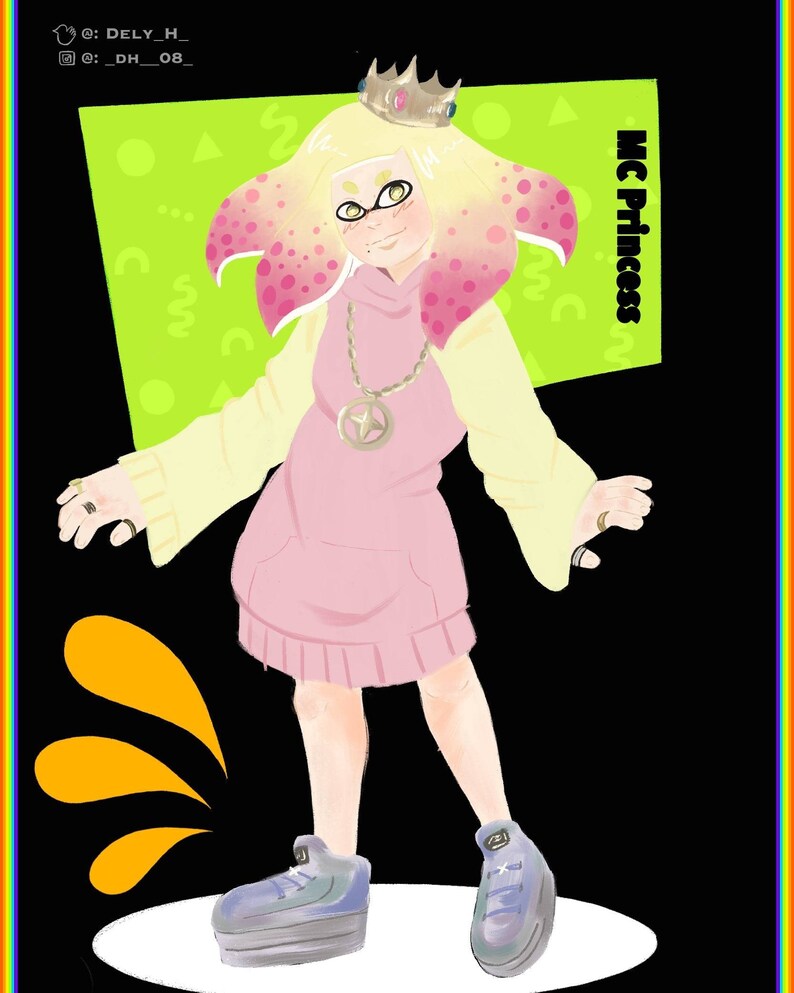 PEARL PRINT SPLATOON 2 - Etsy