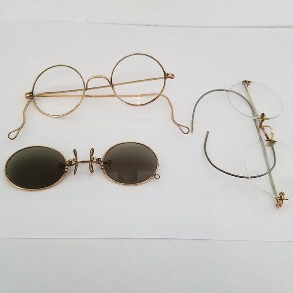 Antique Spectacles - Etsy