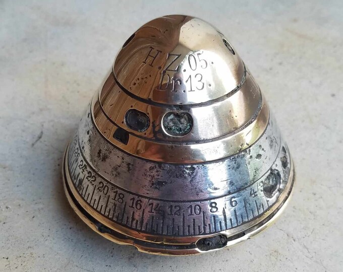 WW1 German Artillery Shell Timer Fuse With Impact Damage, German WW1 ...