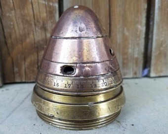 WW1 German Artillery Shell Timer Fuse With Impact Damage, German WW1 ...