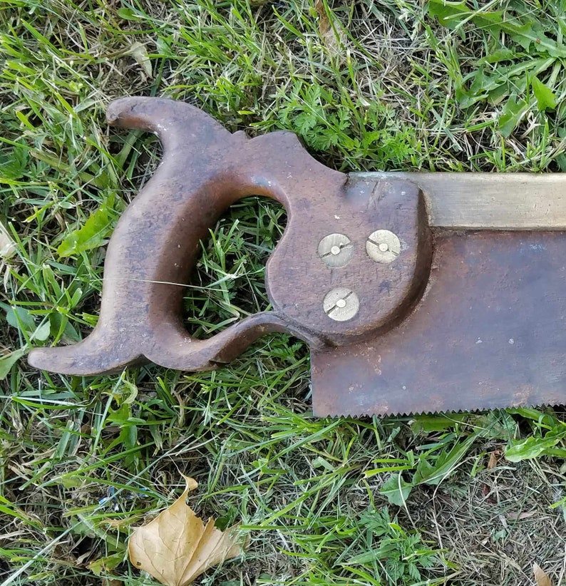 Antique Teson Saw Made by R. Groves Sheffield England, Antique Tenon ...