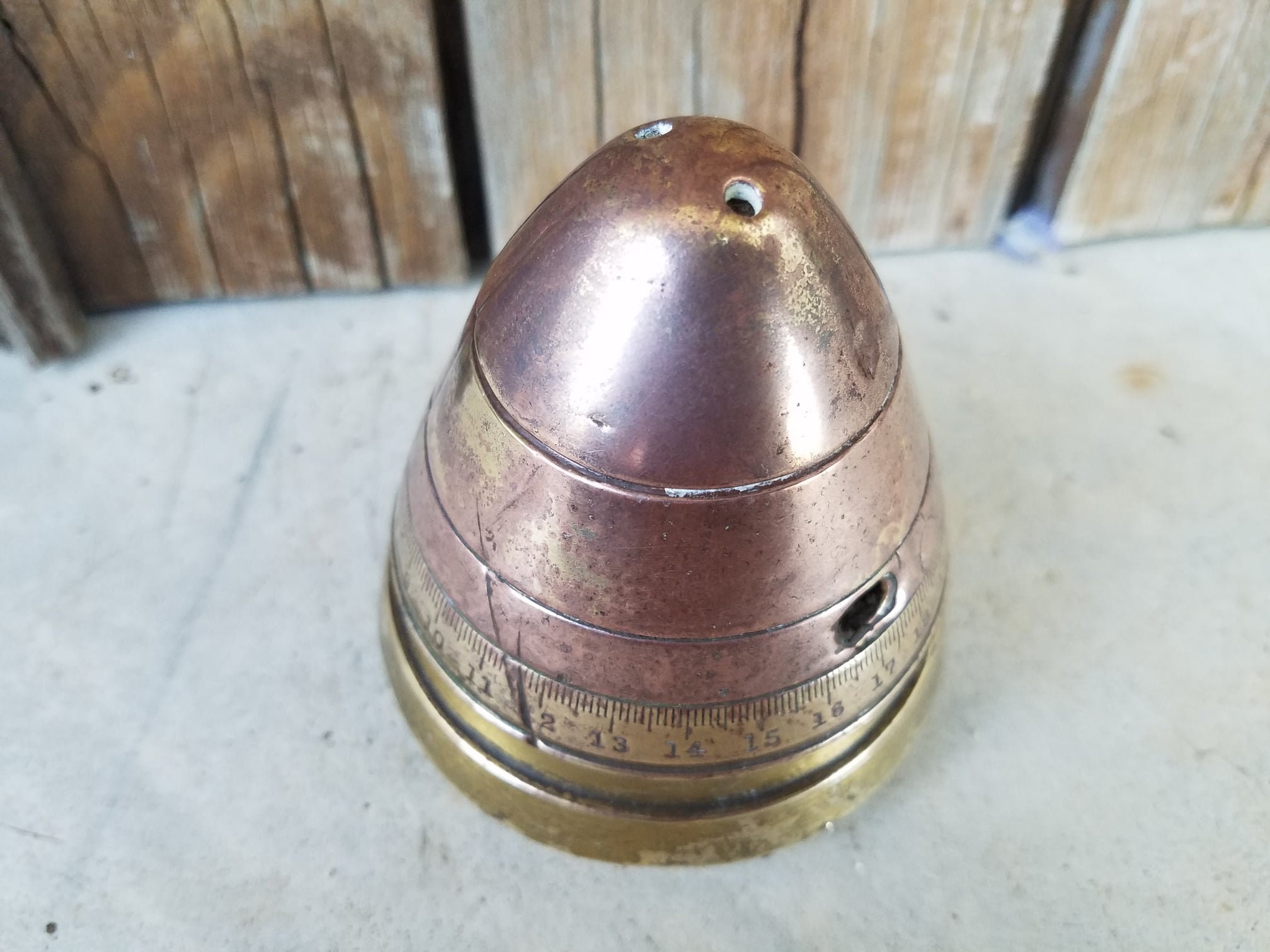 WW1 English Artillery Shell Timer Fuse With Impact Damage, English WW1 ...