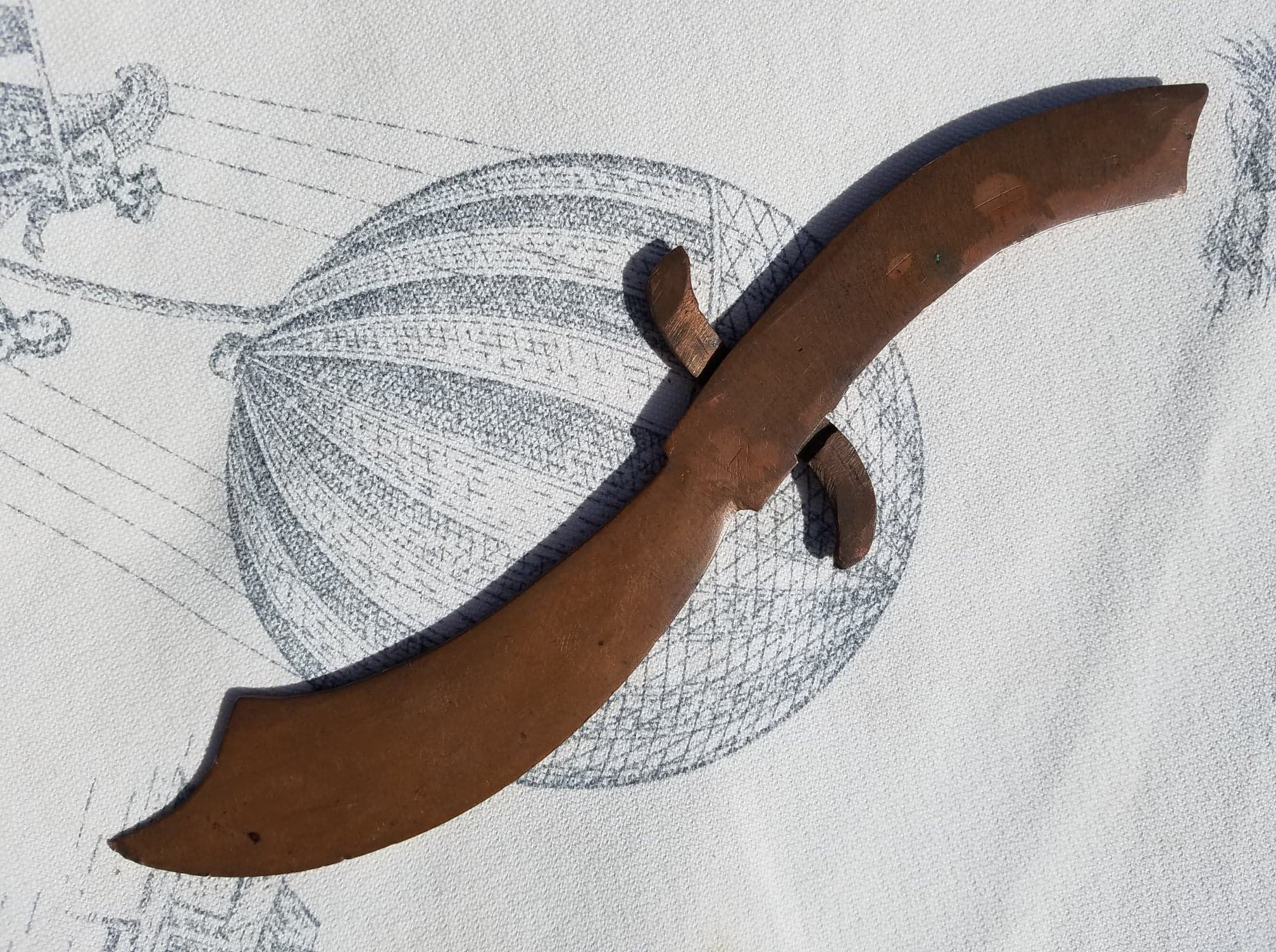 WW 1 Trench Art Copper Paper Knife, WW1 Driving Band Paper Knife ...