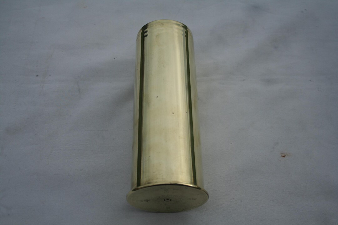 WW1 German Imperial Artillery Field Gun Shell Casings With Crown Dated ...