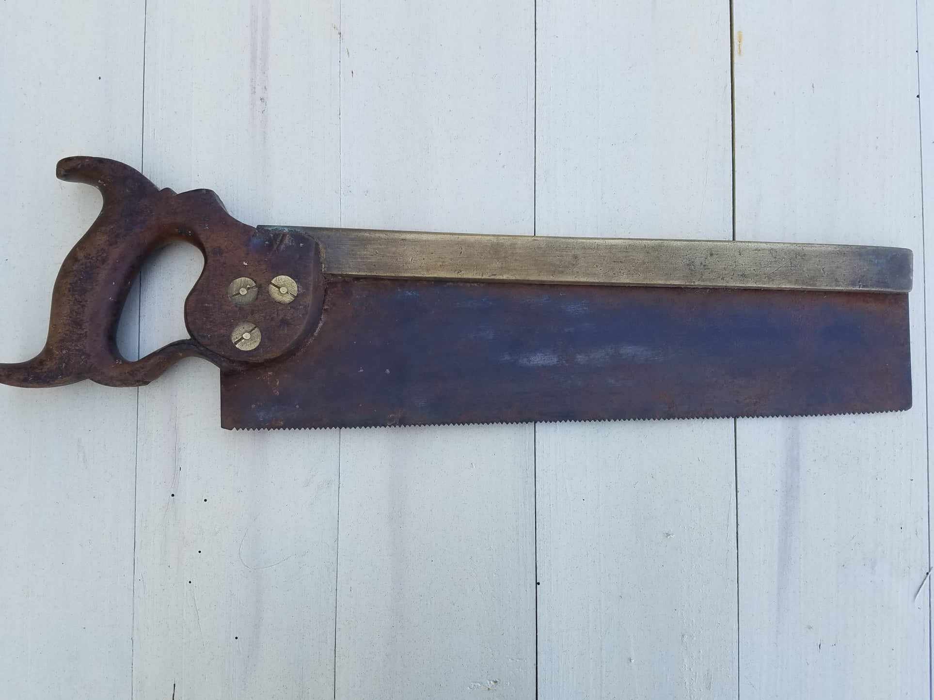 Antique Teson Saw Made by R. Groves Sheffield England, Antique Tenon ...