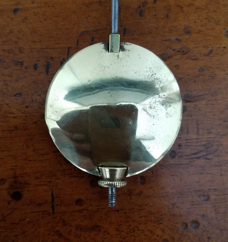 Antique Original Clock Pendulum-balance Clock Weight Mantel - Etsy