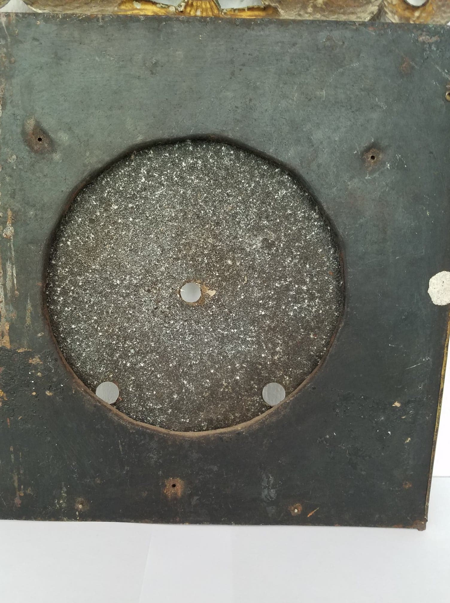 Antique French Long Case Clock Face and Clock Mount Pediment, French ...