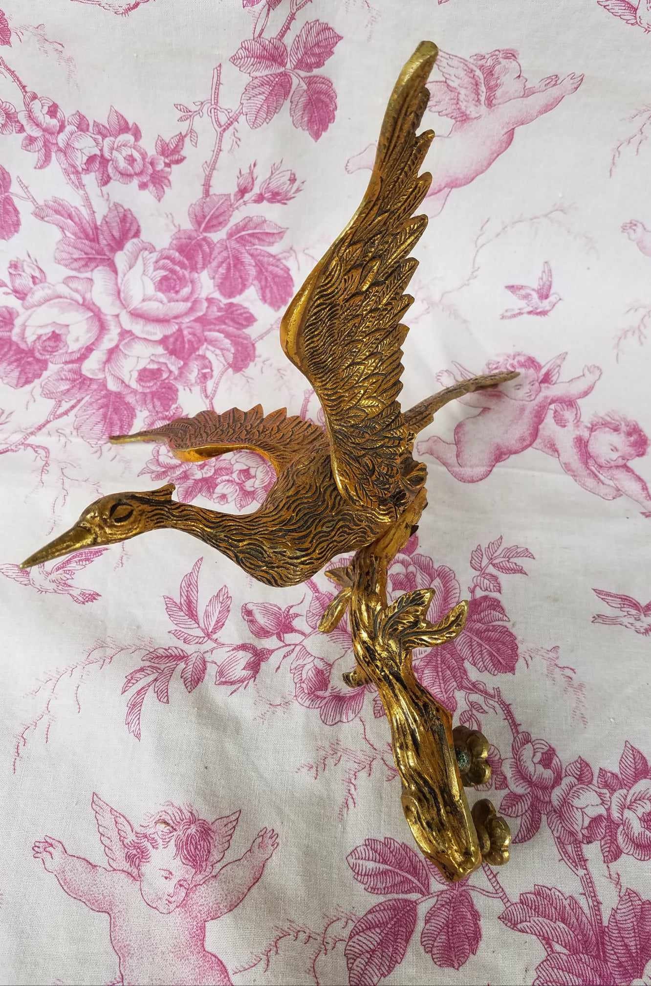 Vintage French Bird Embellishment Pediment - Etsy