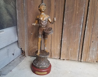 Musical Drummer Boy Figurine - Etsy